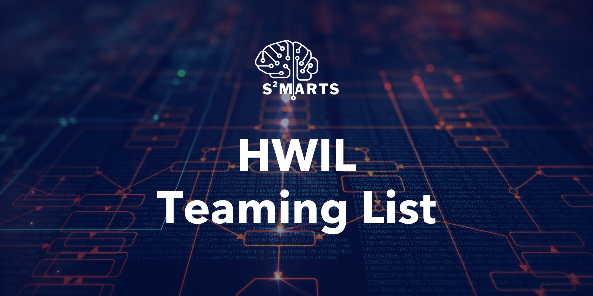 S²MARTS - HWIL Teaming List Request